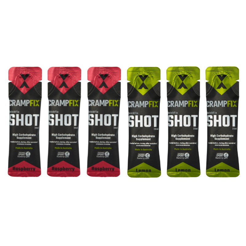 CRAMPFIX 20ML SHOT 3 LEMON 3 RASPBERRY - Fixx Nutrition
